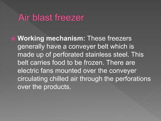 Air blast and immersion freezing | PPTX