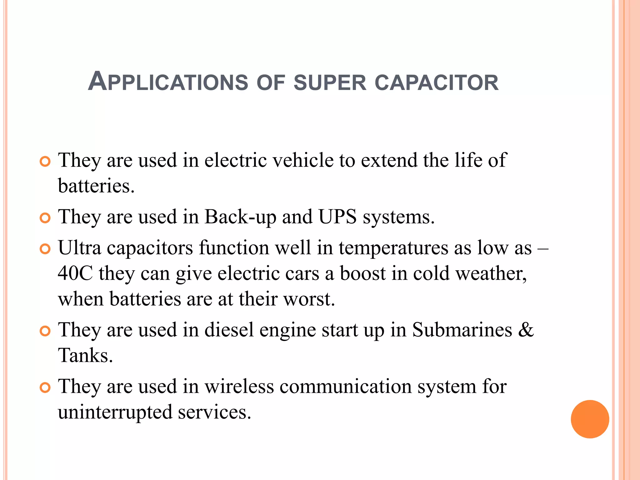 Seminar on Super capacitors | PPTX