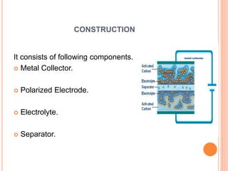 Seminar on Super capacitors | PPTX