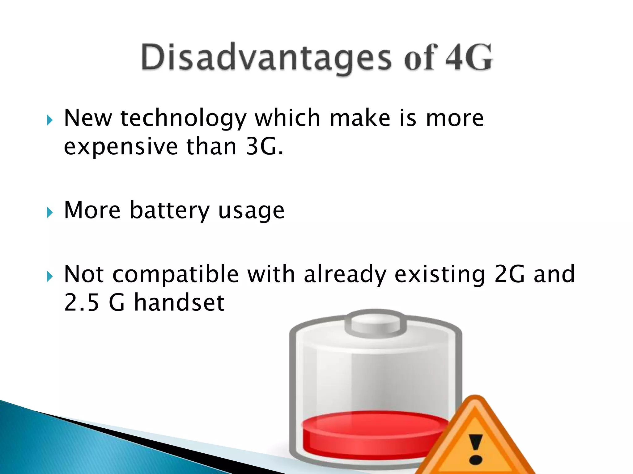 3G & 4G : Advantages and disadvantages | PPT