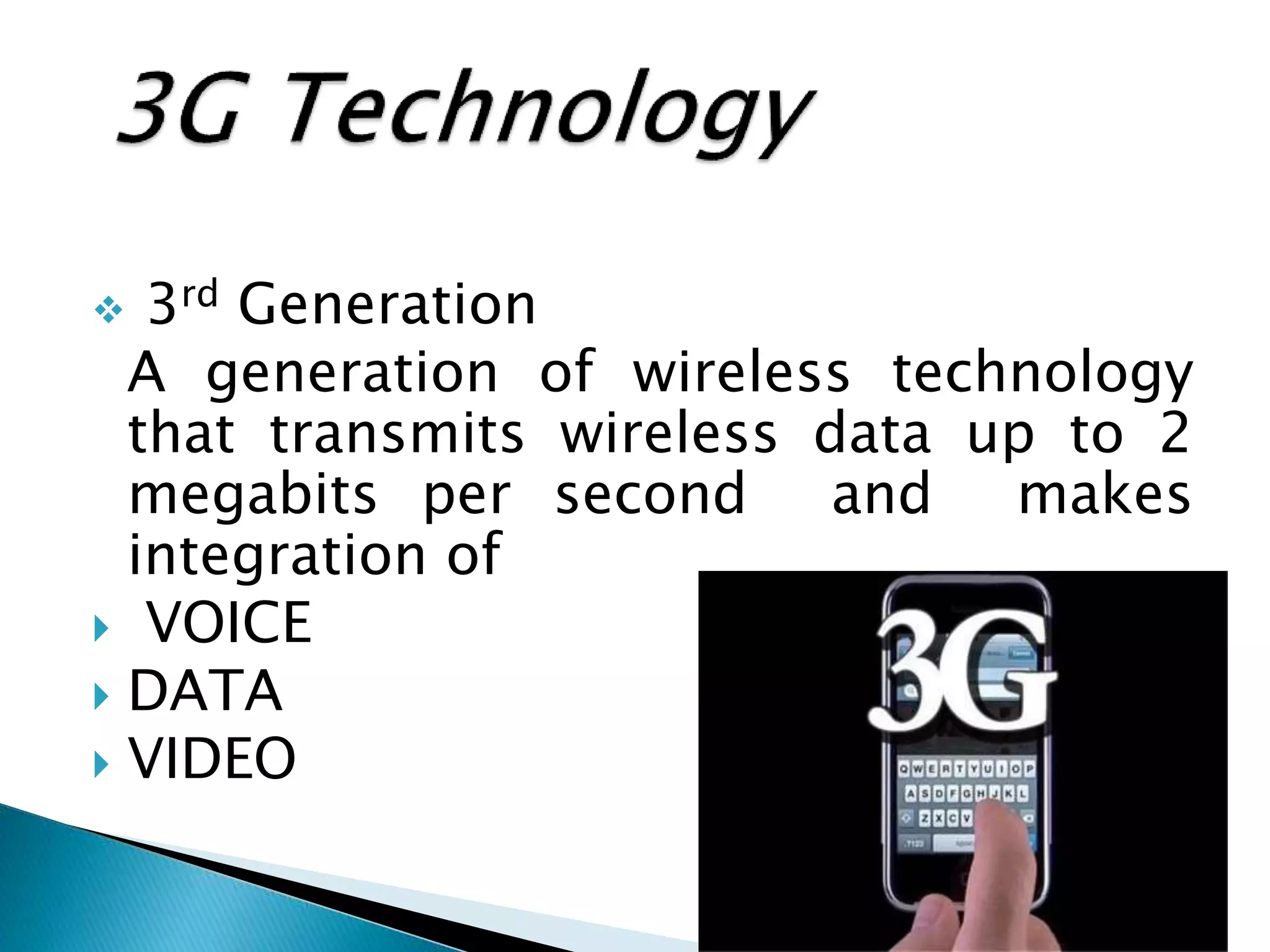 3G & 4G : Advantages and disadvantages | PPT