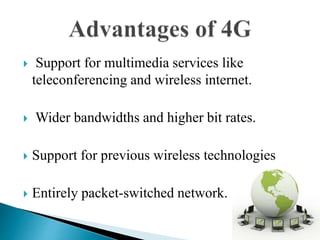 3G & 4G : Advantages and disadvantages | PPT