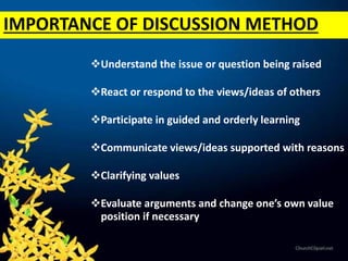 teaching methods of environmental education | PPTX