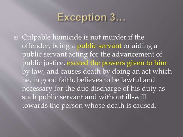culpable homicide, murder and grievous hurt | PPTX