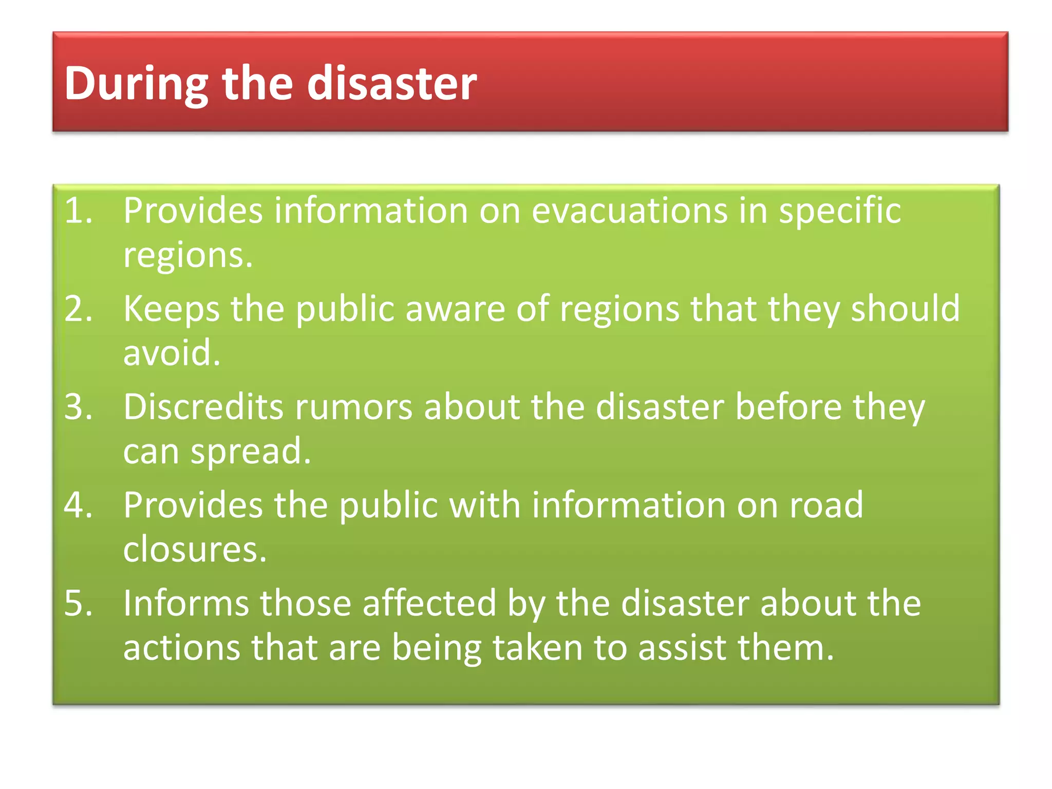 ROLE OF SOCIAL MEDIA IN DISASTER MANAGEMENT | PPTX