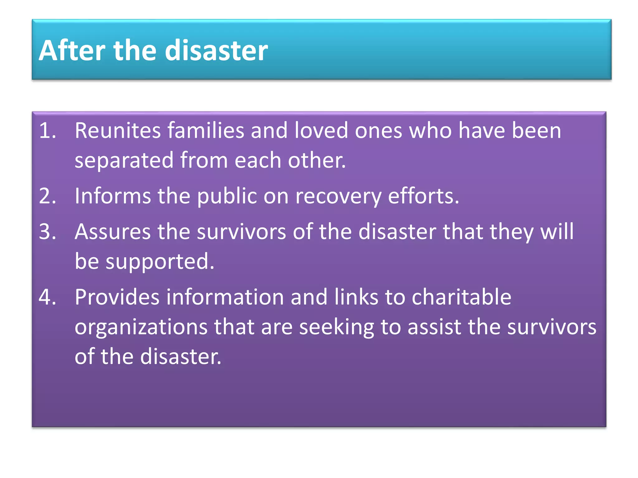 ROLE OF SOCIAL MEDIA IN DISASTER MANAGEMENT | PPTX