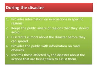 ROLE OF SOCIAL MEDIA IN DISASTER MANAGEMENT | PPTX