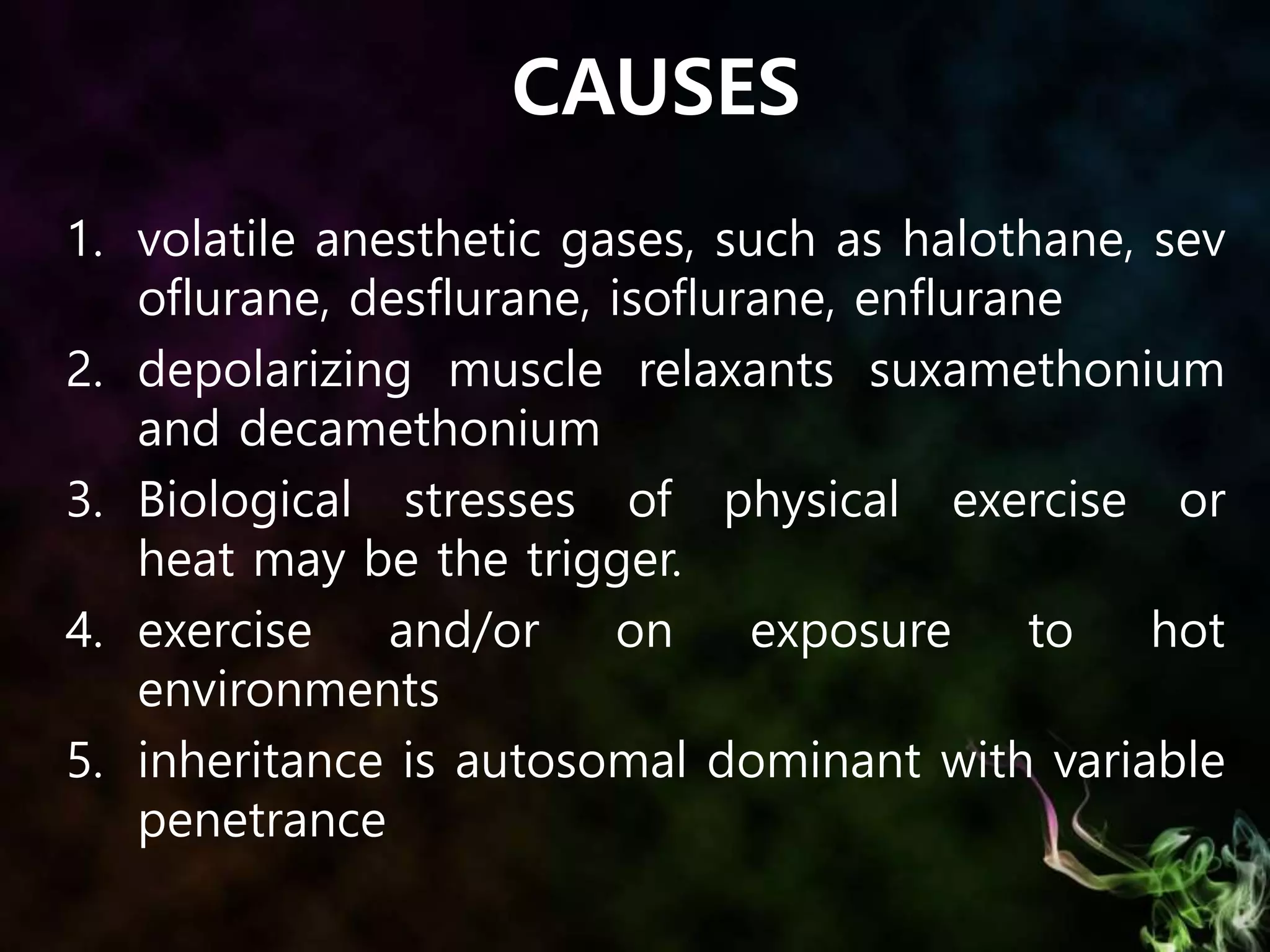 malignant hyperthermia (MH) | PPTX