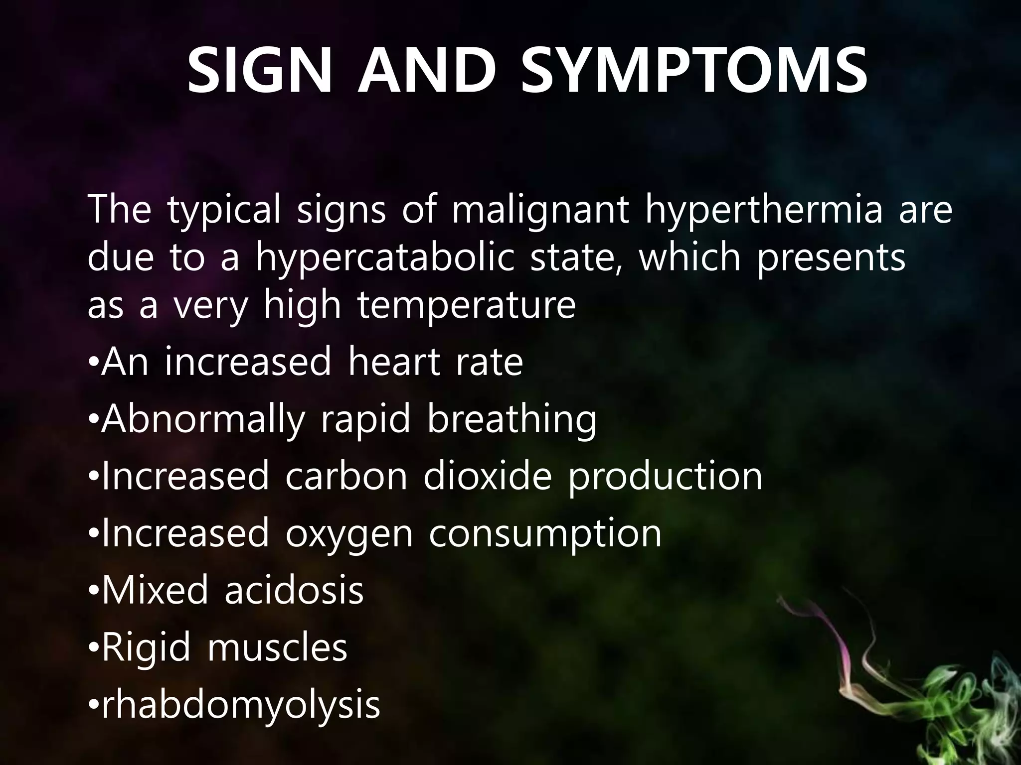 malignant hyperthermia (MH) | PPTX