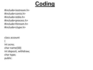 Bank Management System | PPT