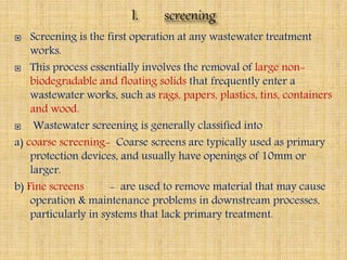 sewage waste water treatment | PPTX