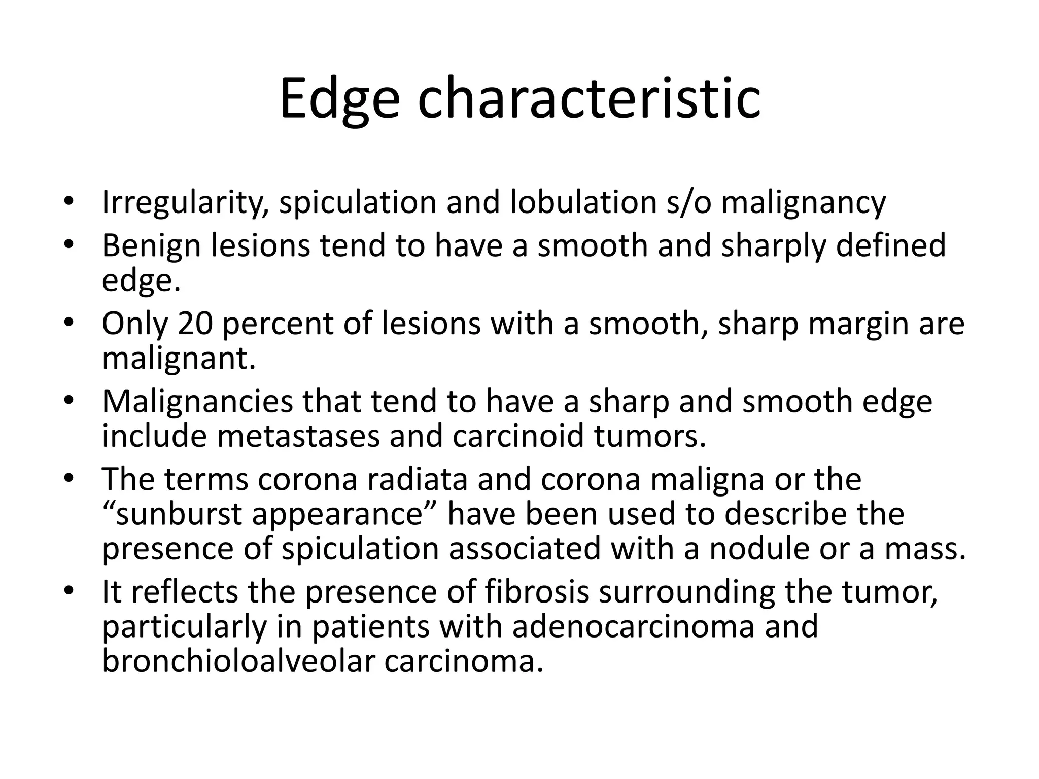 BENIGN AND MALIGNANT LUNG NEOPLASAM MASSES | PPTX