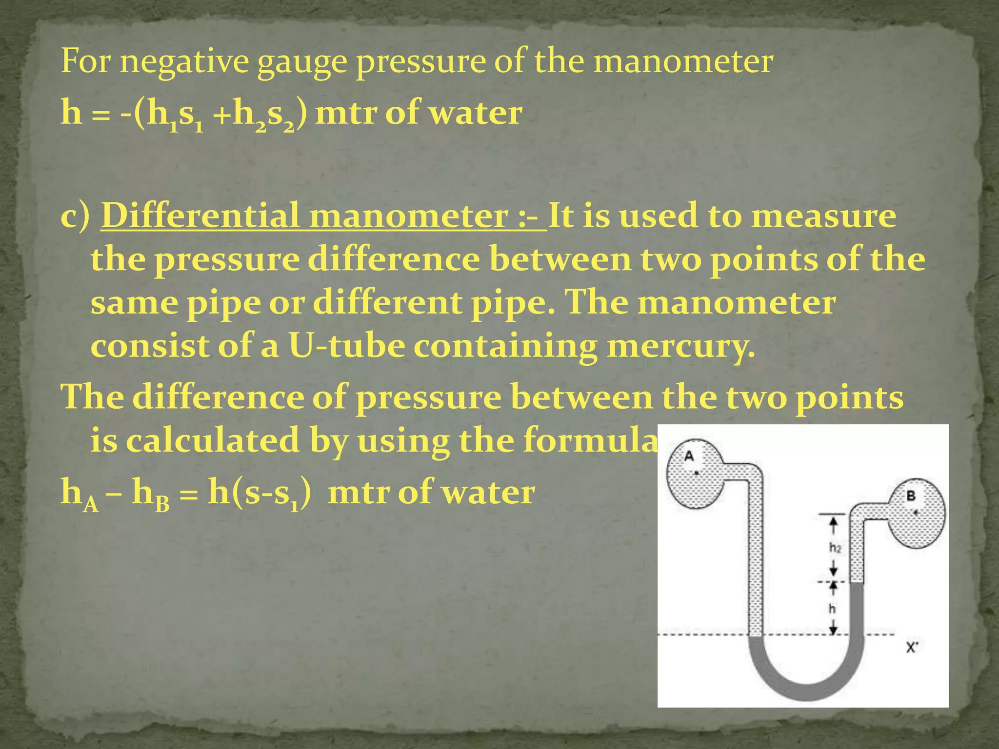 PROPERTIES OF FLUIDS & ITS PRESSURE MEASURMENTS | PPTX