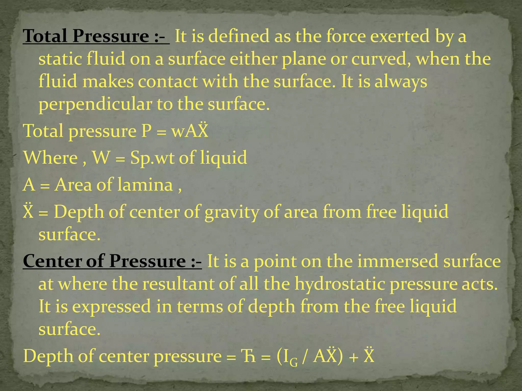 PROPERTIES OF FLUIDS & ITS PRESSURE MEASURMENTS | PPTX
