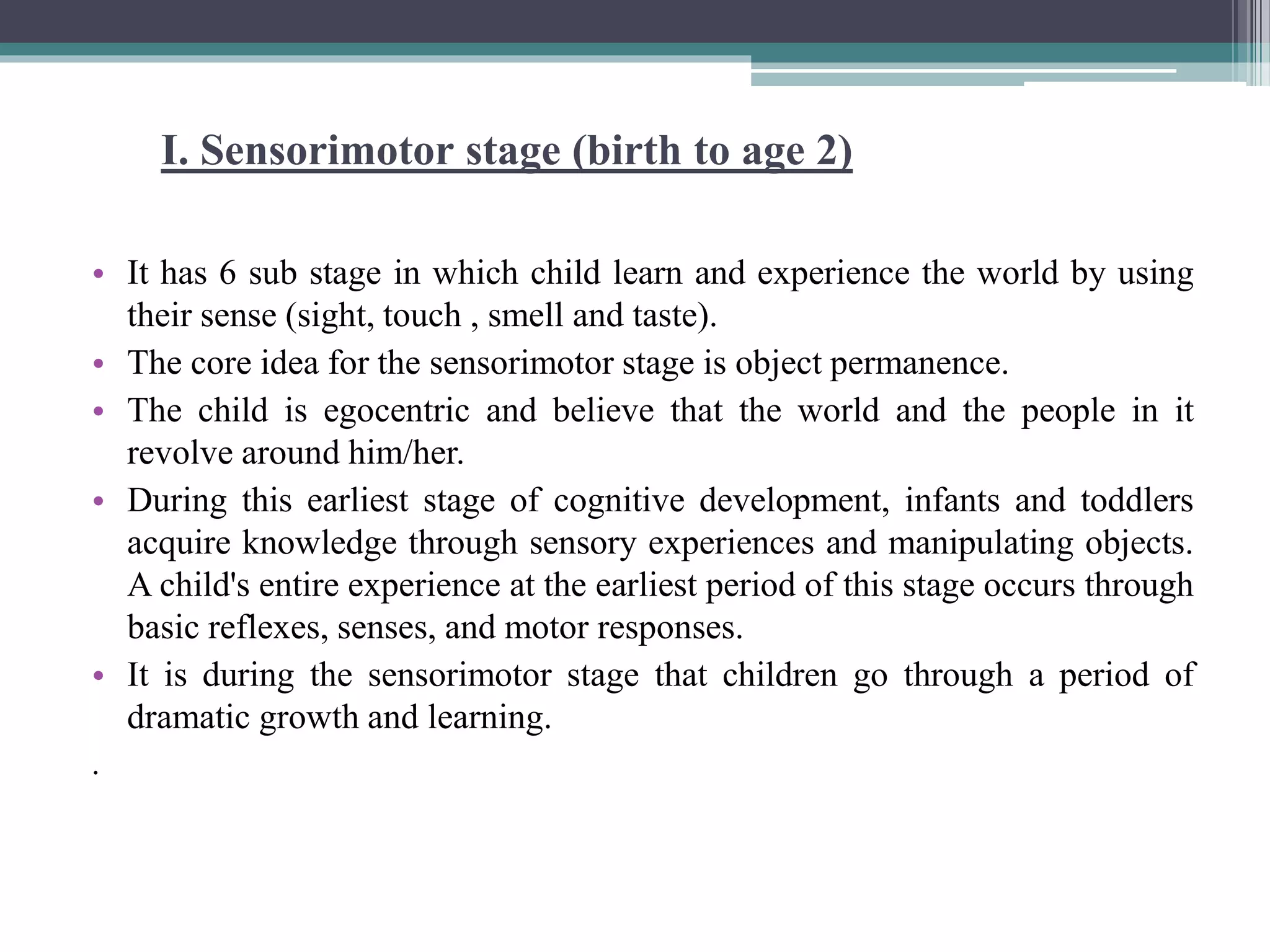Jean Piaget's theory of cognitive development | PPTX