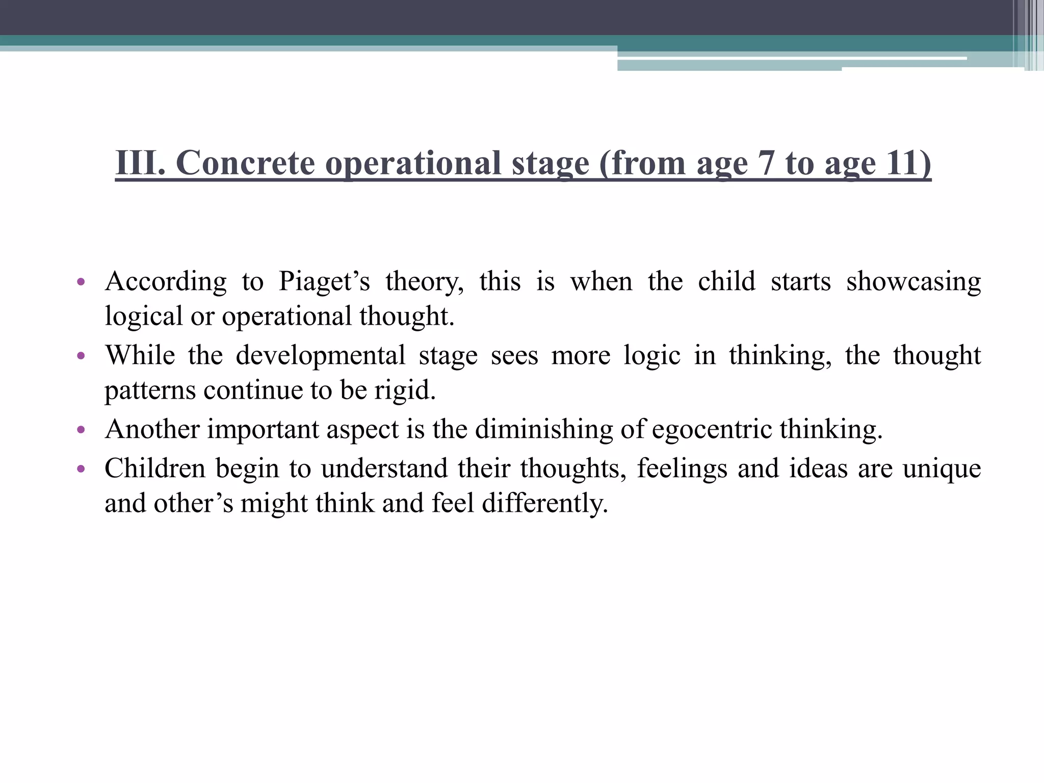 Jean Piaget's theory of cognitive development | PPTX