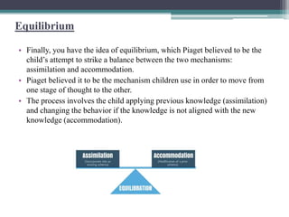 Jean Piaget's theory of cognitive development | PPTX