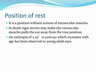 Extraocular muscles | PPTX