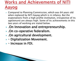 NITI AAYOG | PPT