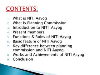 NITI AAYOG | PPT
