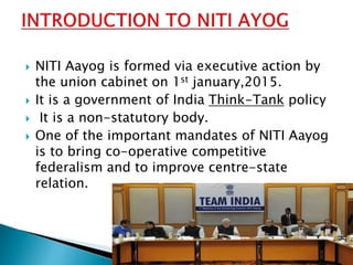NITI AAYOG | PPT