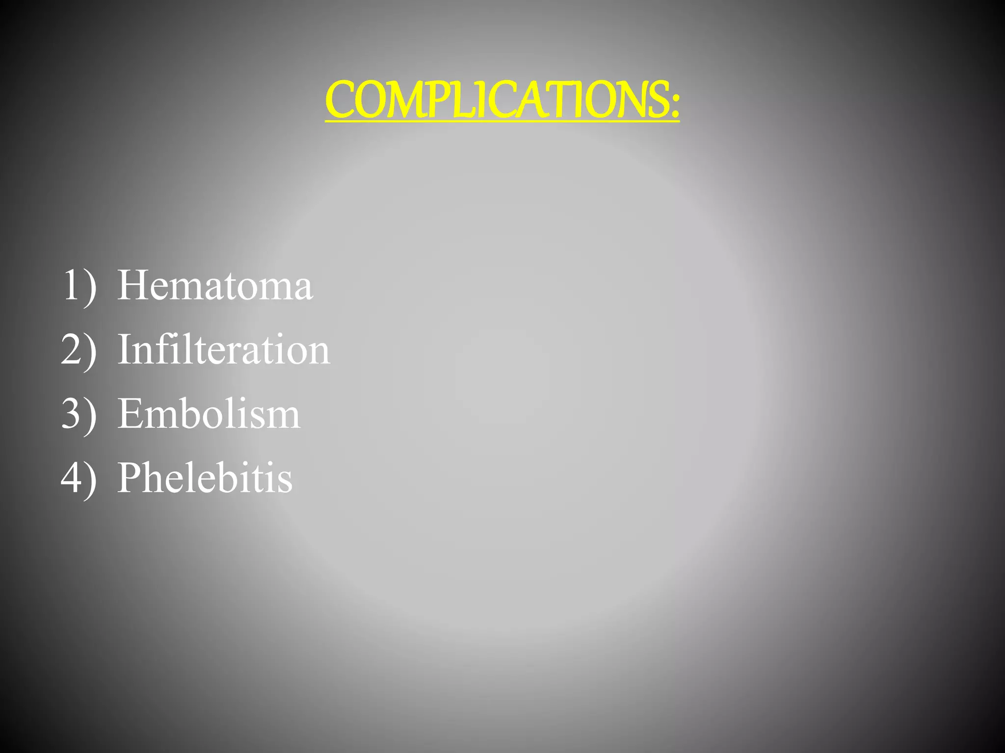 cannulation and introduction, sizes and site of cannula | PPTX
