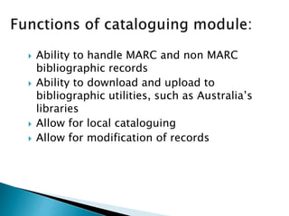 integrated library system | PPT