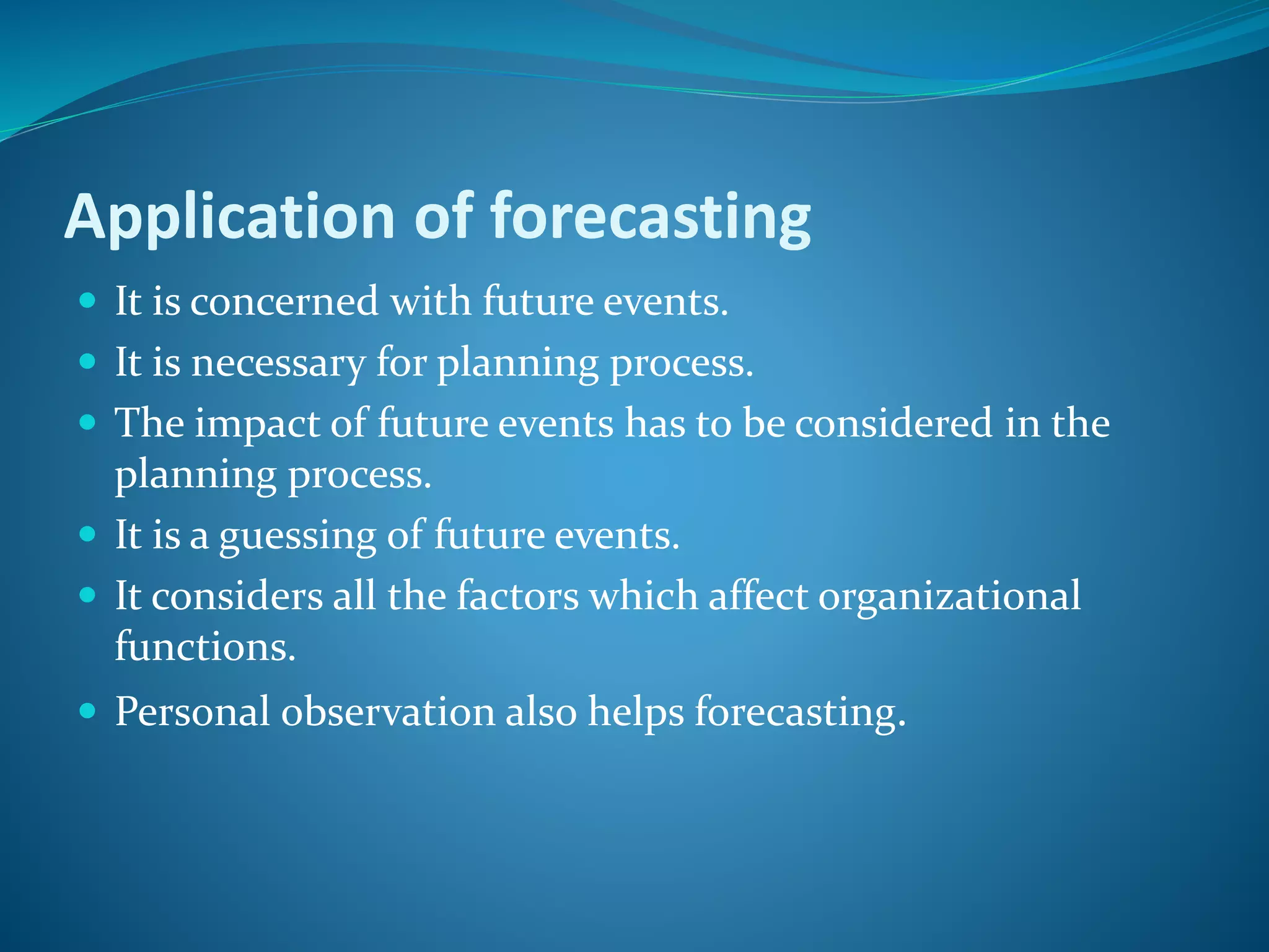forecasting | PPT