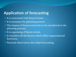 forecasting | PPT