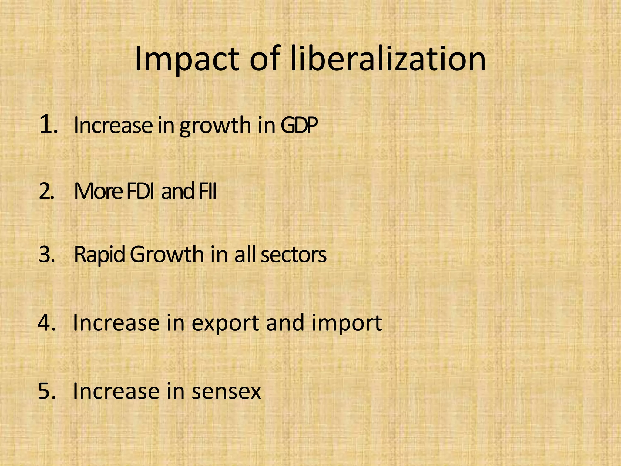 liberalization in india | PPTX