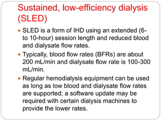 Continuous Renal Replacement Therapy | PPTX