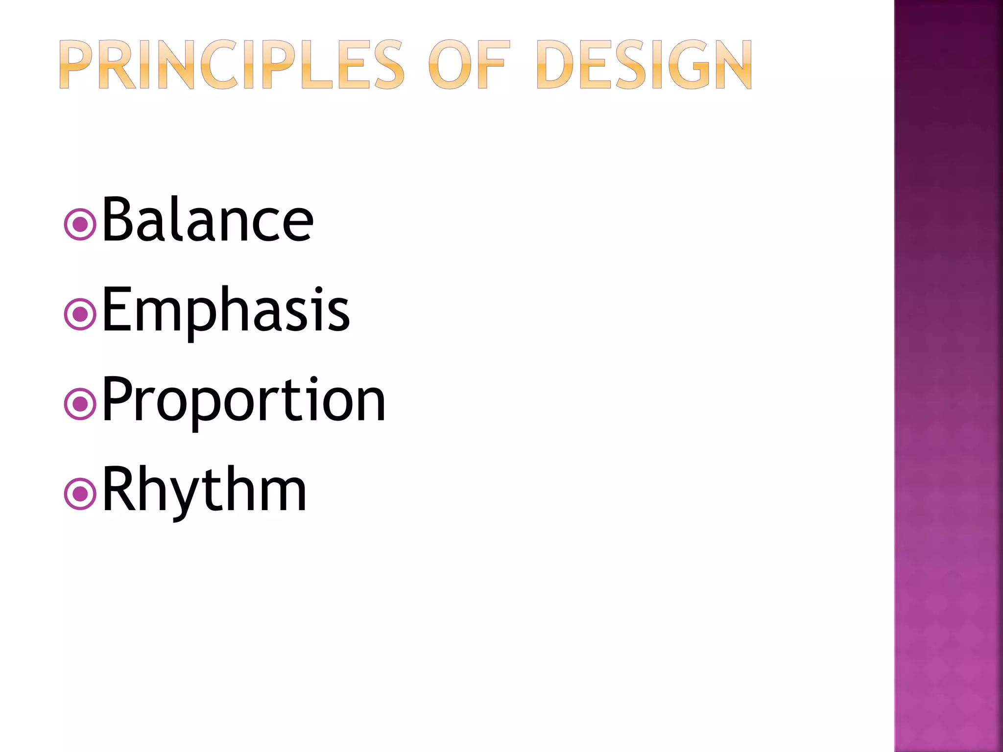 Principles of Design | PPT