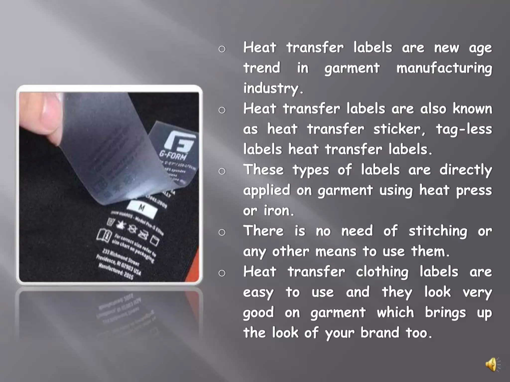 Heat Transfer Labels | PPTX