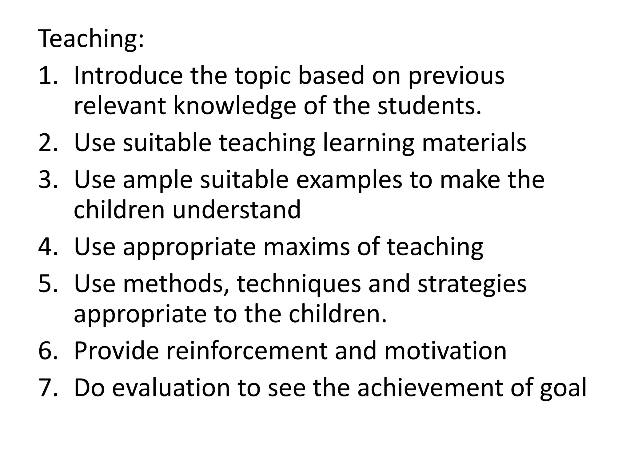 stages of teaching | PPTX