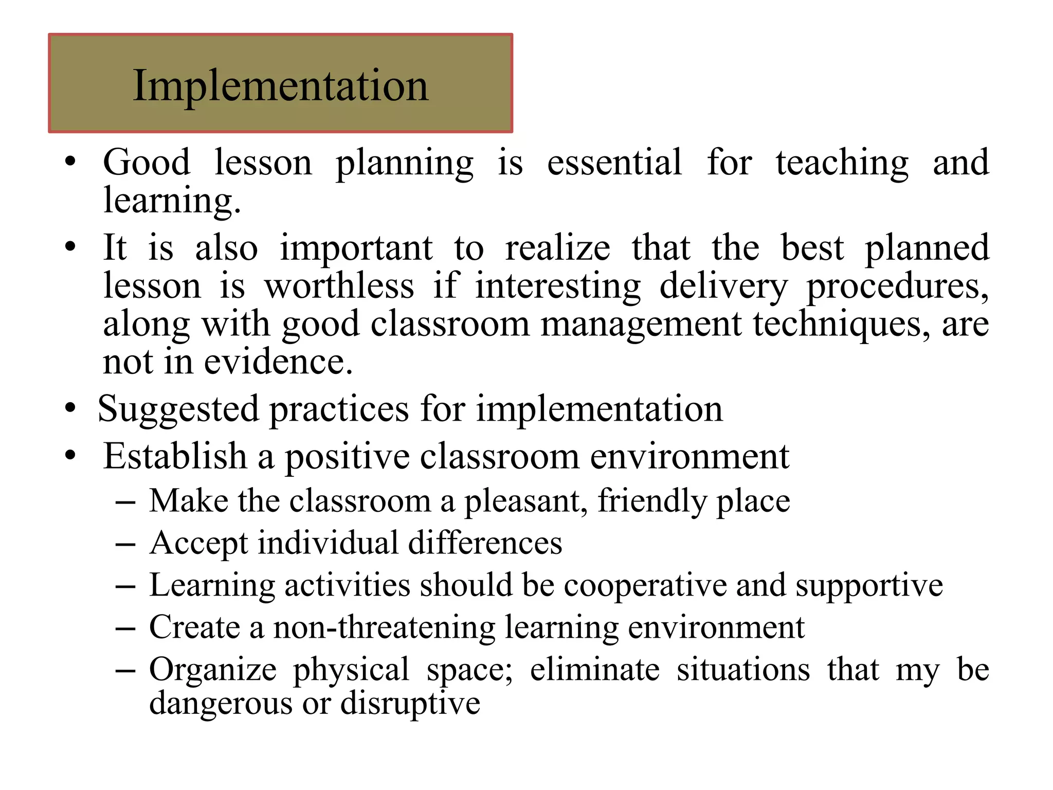 stages of teaching | PPTX