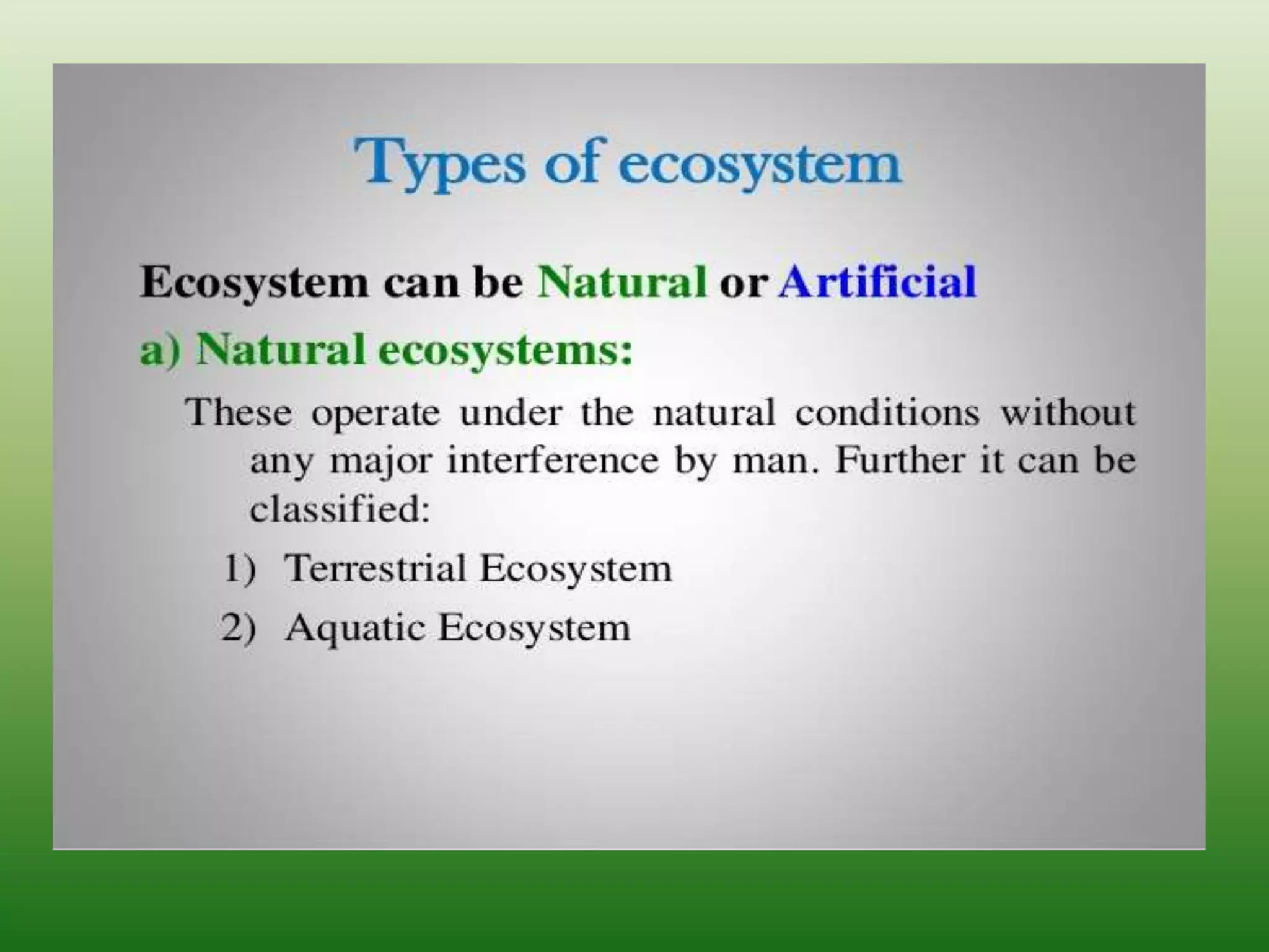 Eco system power point presentation | PPTX