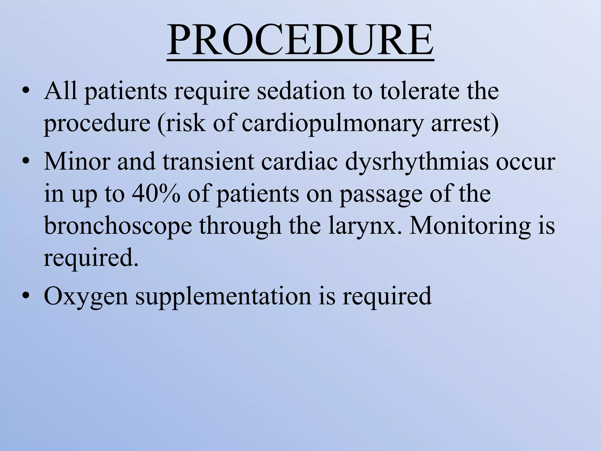 Bronchoscopy | PPTX