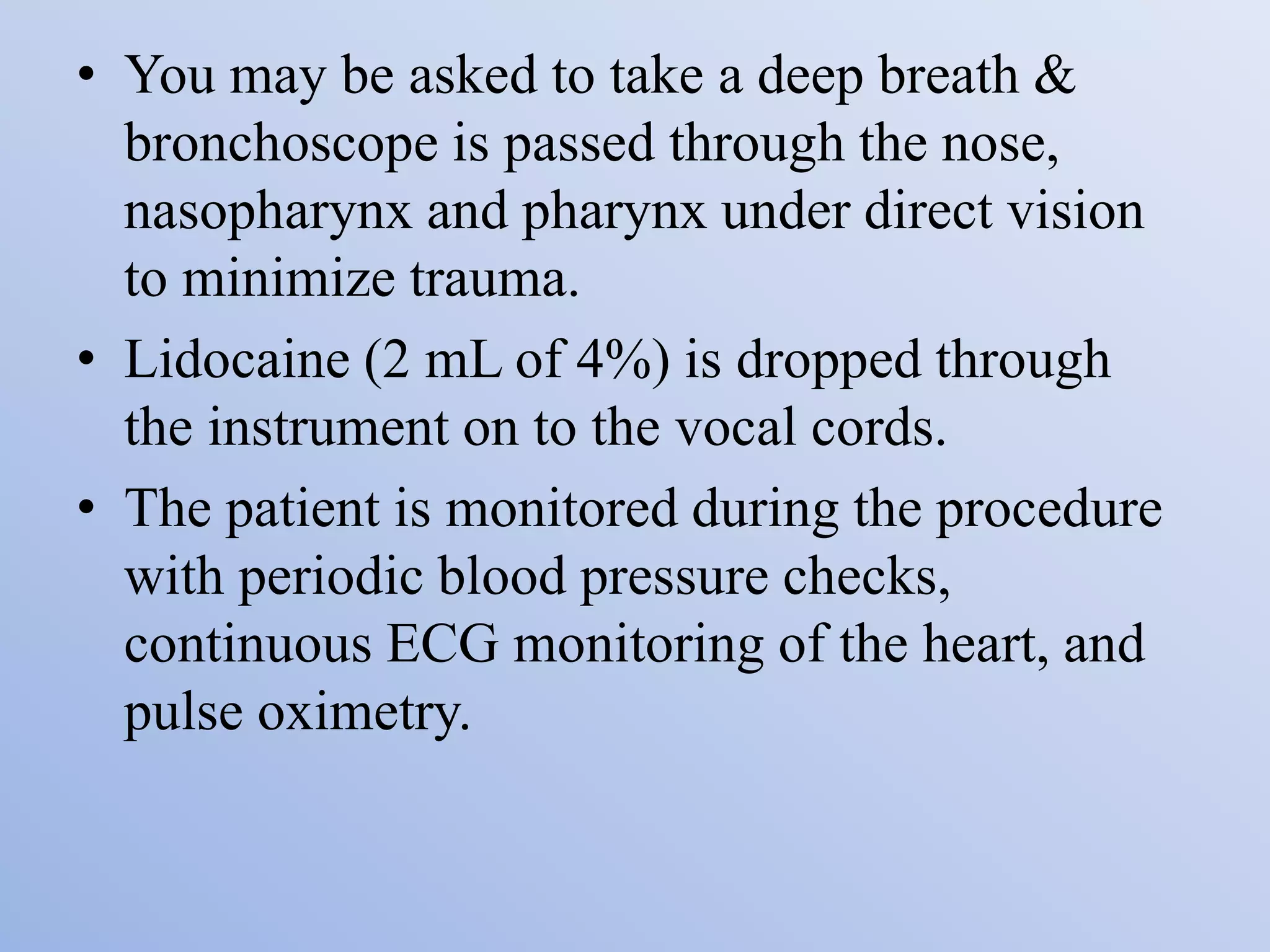 Bronchoscopy | PPTX