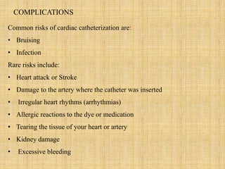Cardiac Catherization | PPTX