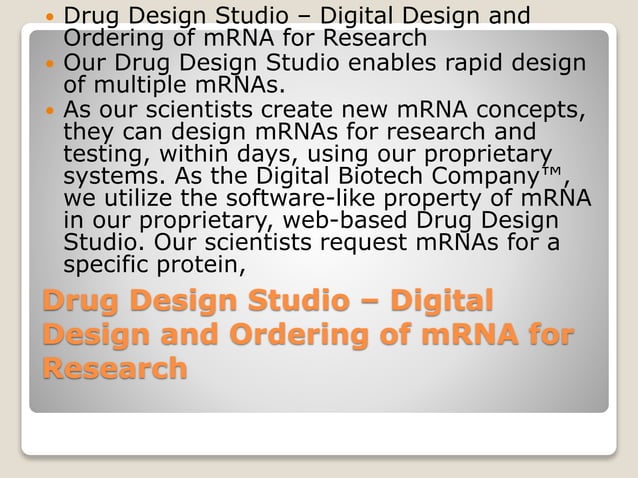 mRNA Research and Innovation Engine | PPT