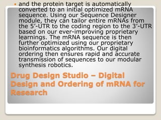 mRNA Research and Innovation Engine | PPT
