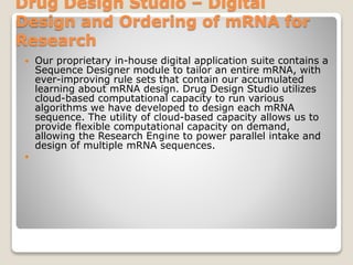 mRNA Research and Innovation Engine | PPT