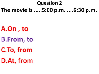 Quiz on Preposition by Divya English Academy (MD) Nirat Singh | PPTX