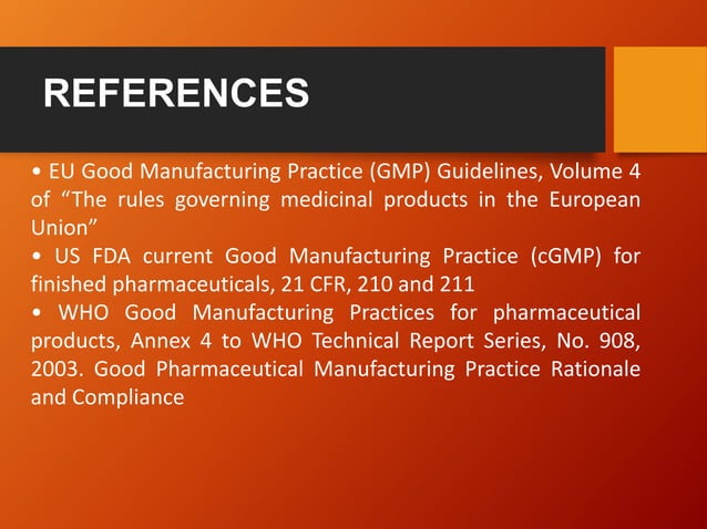 GMP Key Elements and Basic Principals | PPTX | Manufacturing Industry ...