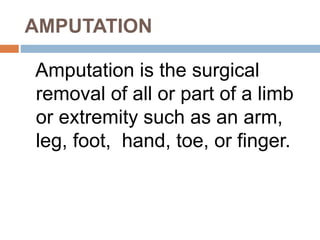 Amputation | PPTX