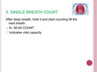 pulmonary function tests ppt | PPTX