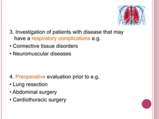 pulmonary function tests ppt | PPTX