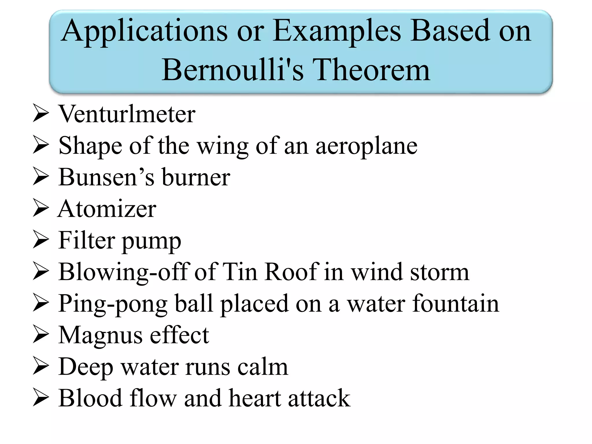 bernoulli's theorem | PPTX