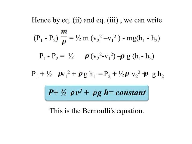 bernoulli's theorem | PPTX