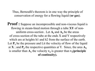 bernoulli's theorem | PPTX